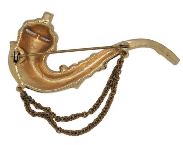 Longcraft Ornate Pipe Vintage Figural Costume Brooch – Mink Road ...