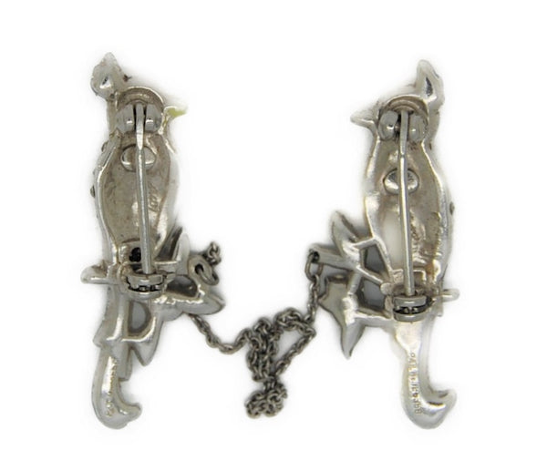 Coro Calopsitta Parrot Chatelaine Vintage Figural Costume Brooch Set ...