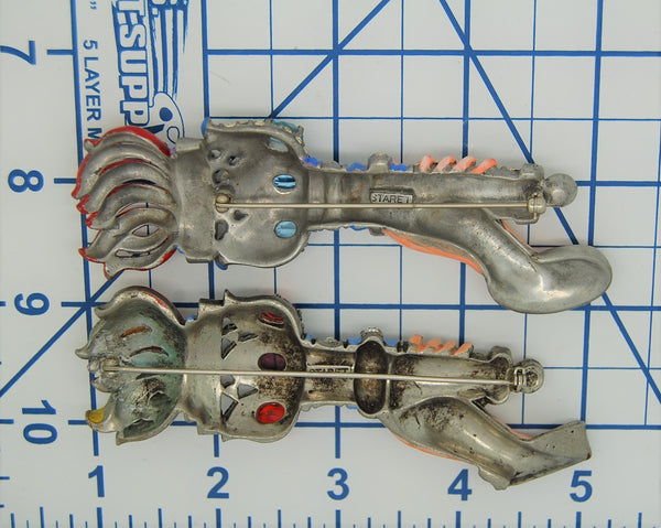 Staret Lady Liberty Torch Patriotic WW2 Vintage Figural Pin Brooch - O ...