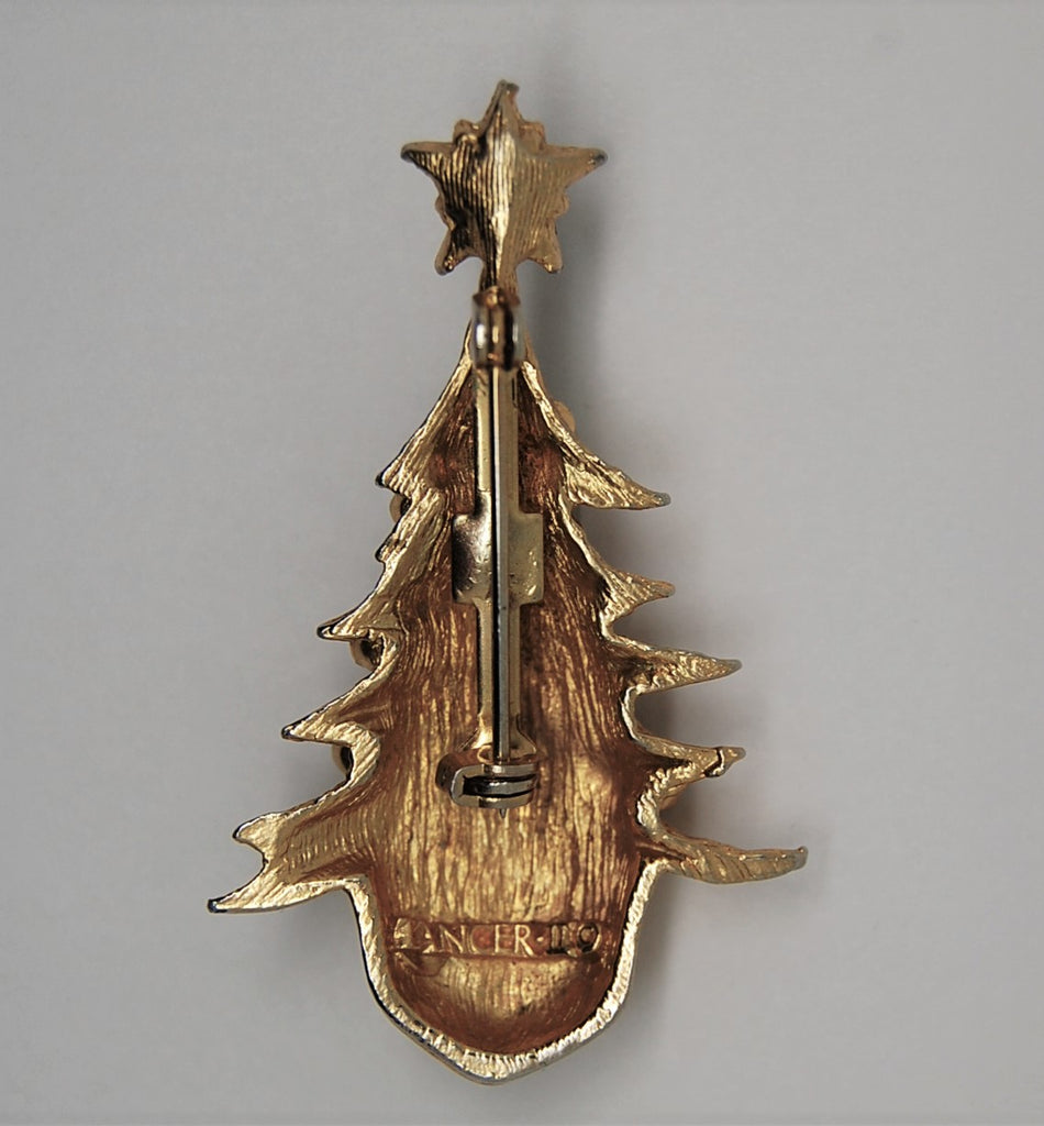 Antique Guardian Angel Tree Pin Brooch – Mink Road Vintage Jewelry ...