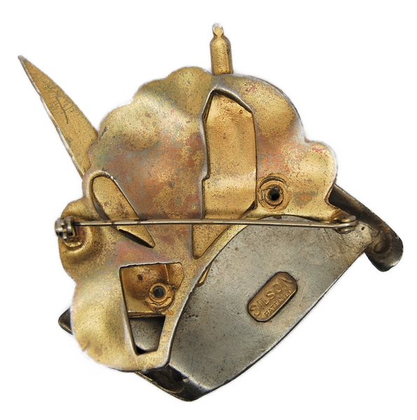 Silson Declaration of Independence WW2 Patriotic Vintage Figural Brooc ...