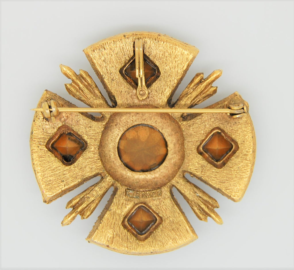 Doddz Dodds Ruby & Pink Maltese Vintage Costume Figural Pin Brooch ...