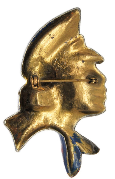 Silson Patriotic Outdoor Nurse WW2 Vintage Figural Pin Brooch – Mink ...