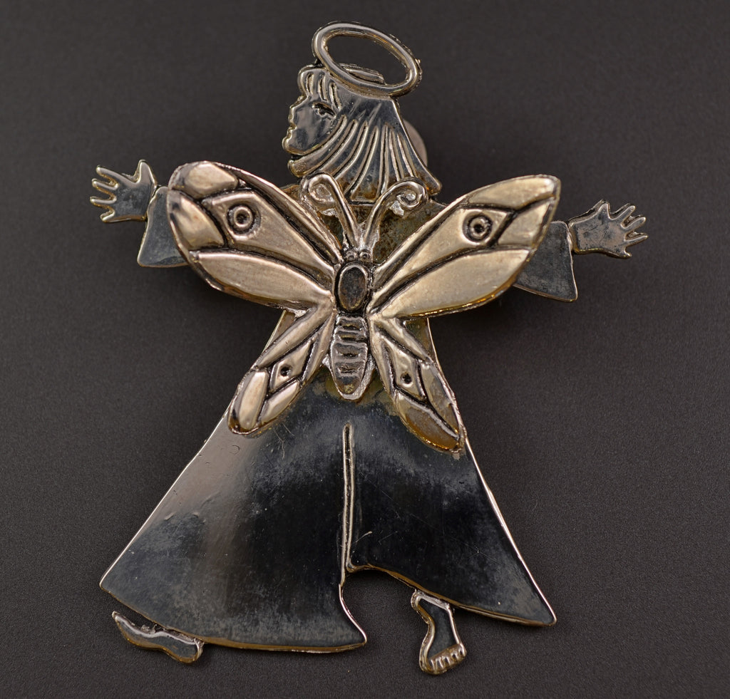 Emilia Castillo Butterfly Guardian Angel Clip Pin – Mink Road Vintage ...